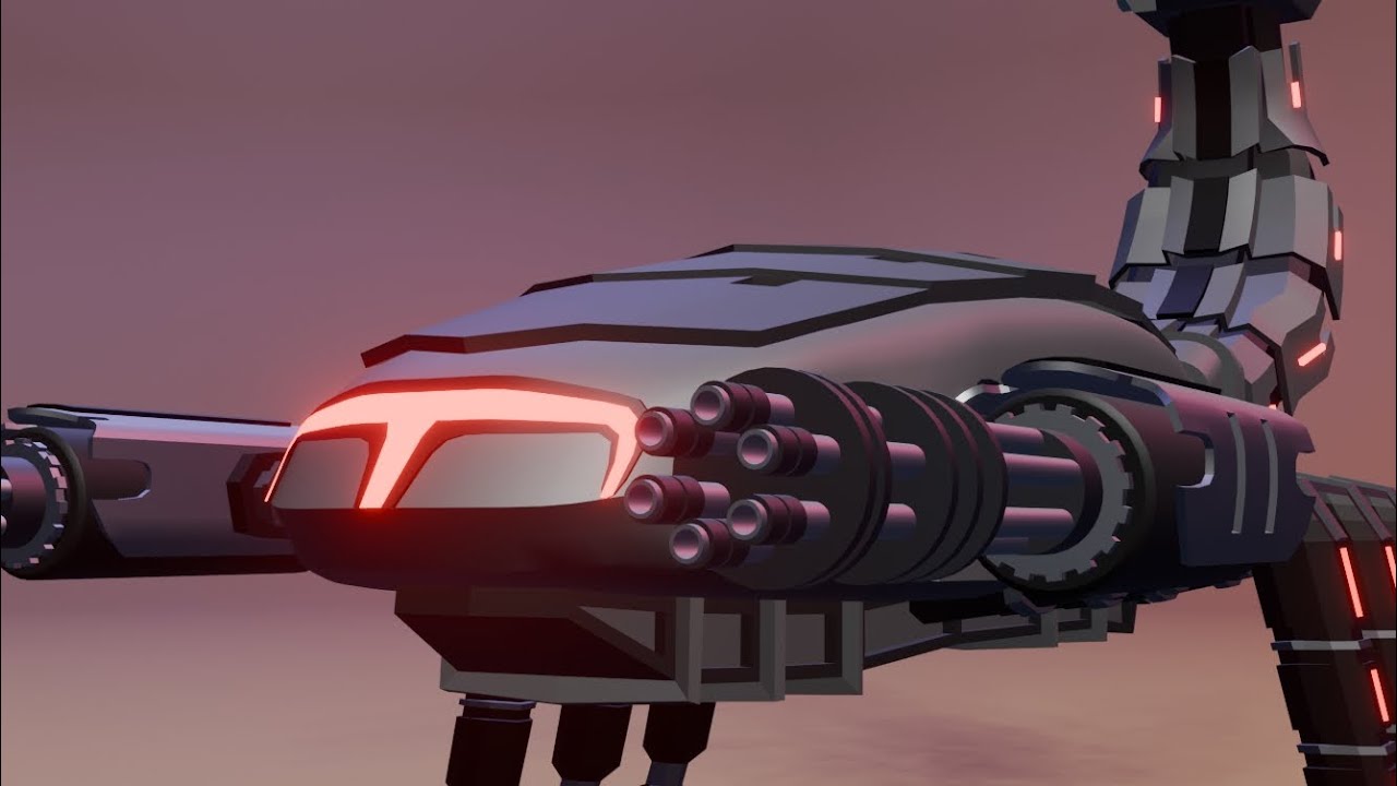 "Stunning 3d model Showcase: The Scorpio War machine made in Blender" # ...