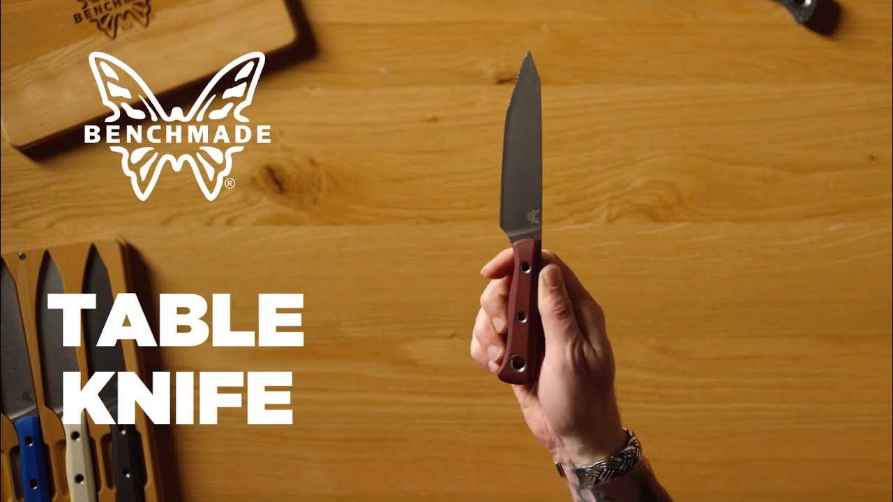 Benchmade Cutlery | The Table Knife - YouTube