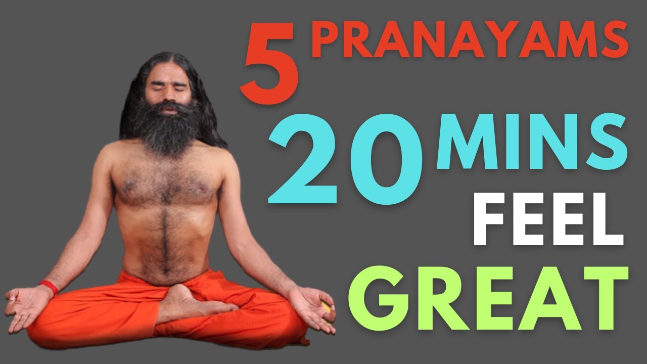 Baba RamDev Daily 5 Pranayam with Timer and instructions | - YouTube