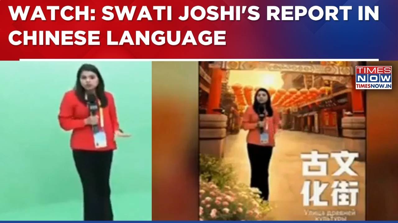 Tianjin: AI Digital Human Converts Swati Joshi's Report In Chinese, Russian Languages Within 30 ...