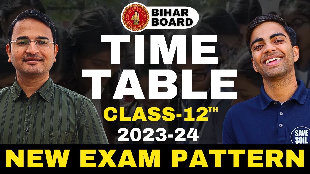 Time Table Class-12th Bihar Board | New exam pattern - YouTube