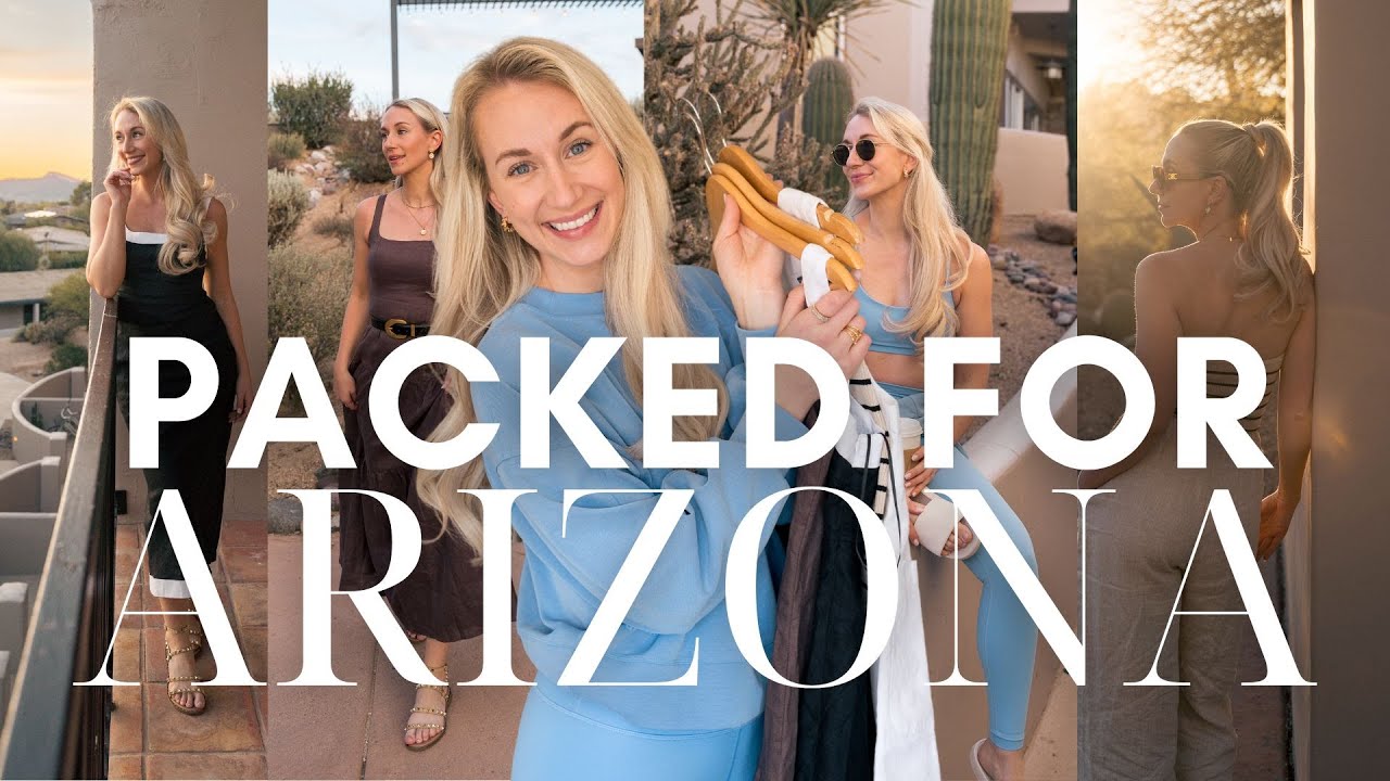 WHAT I PACKED FOR ARIZONA 🌵 Ultimate Wellness Retreat Packing Guide ...