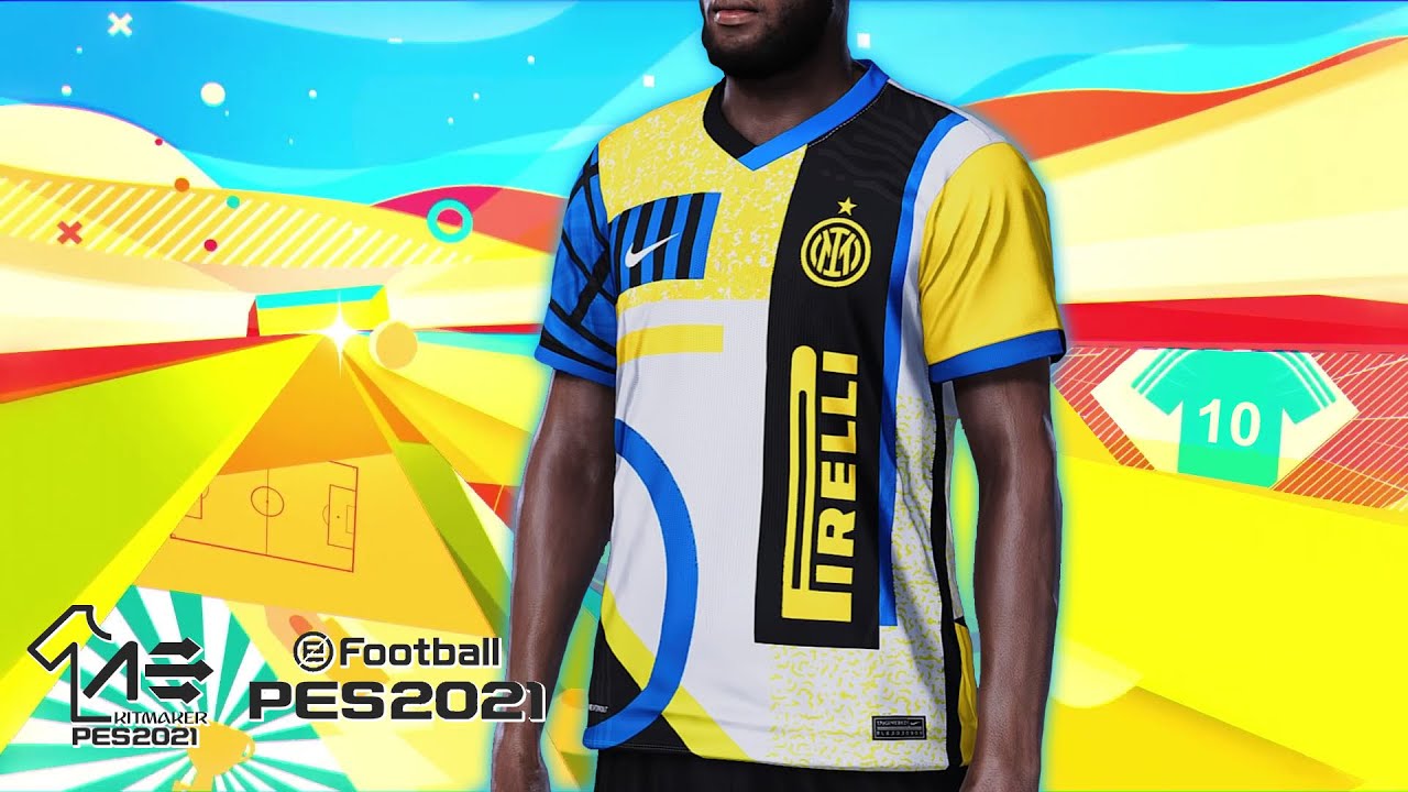 Inter Milan 4th kit 21 - PES2021- PS4 - YouTube