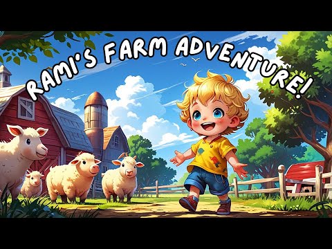 Rami's Farm Adventure 🐄🦆🐑 Animal Sounds at the Farm! 🐄🦆🐑 Sing Along ...