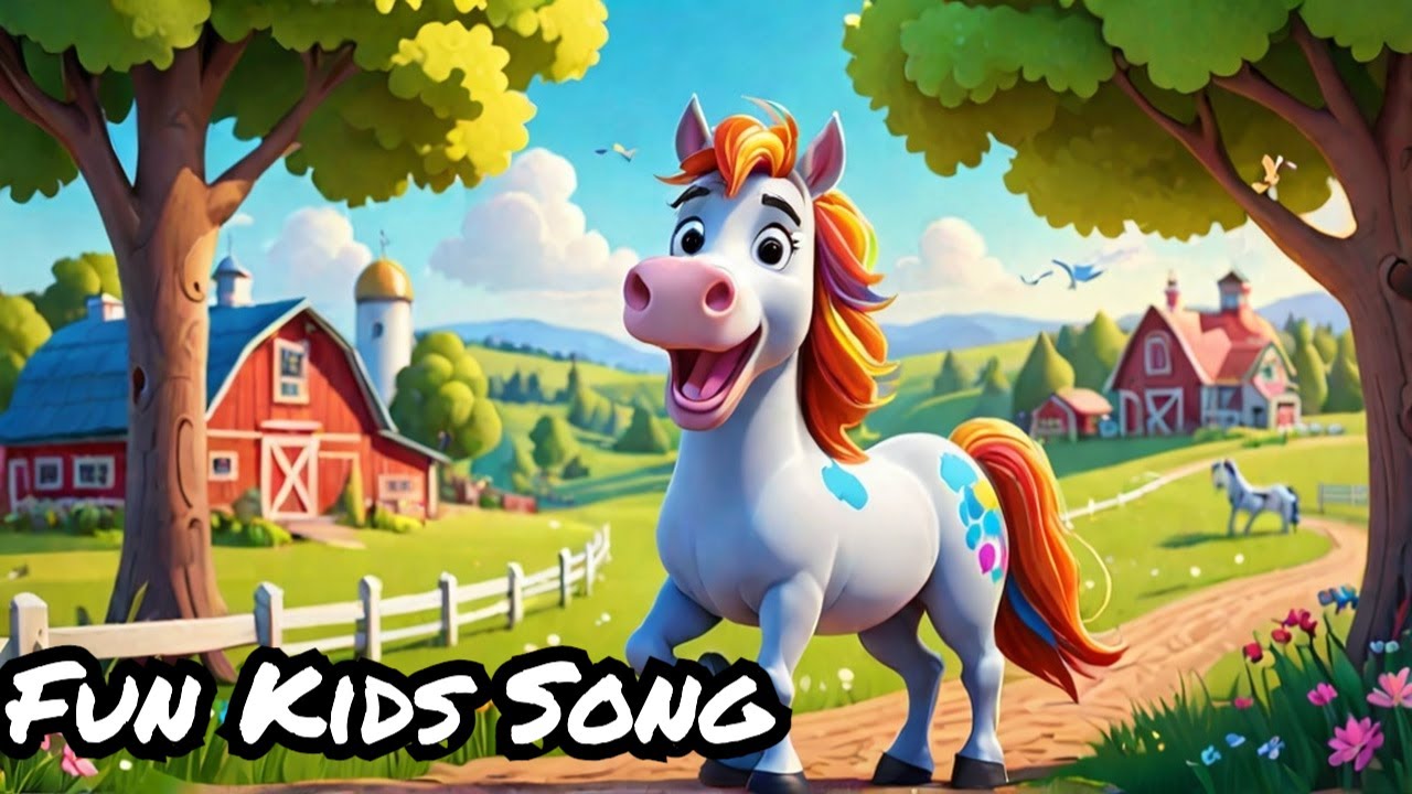 🐴🐴 Beautiful Horse Song for Kids - Fun Songs & Nursery Rhymes ...