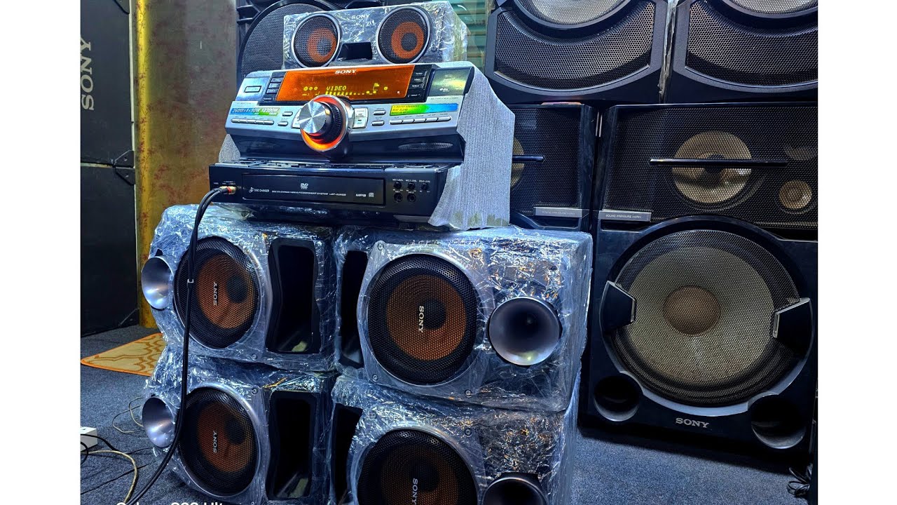 SONY SOUND SYSTEM LBT SERIES 12300 WATTS - YouTube