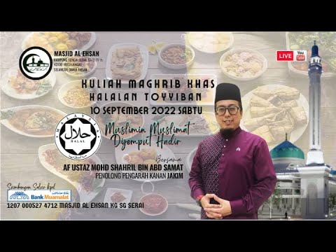Masjid Al Ehsan Kg Sg Serai Hulu Langat - Live Stream - YouTube