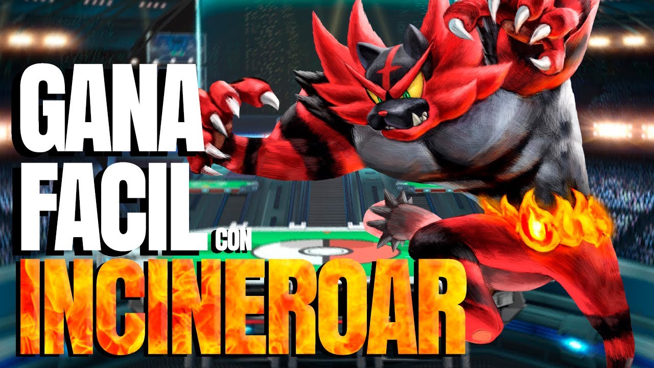 Como Usar A INCINEROAR En SMASH ULTIMATE - YouTube