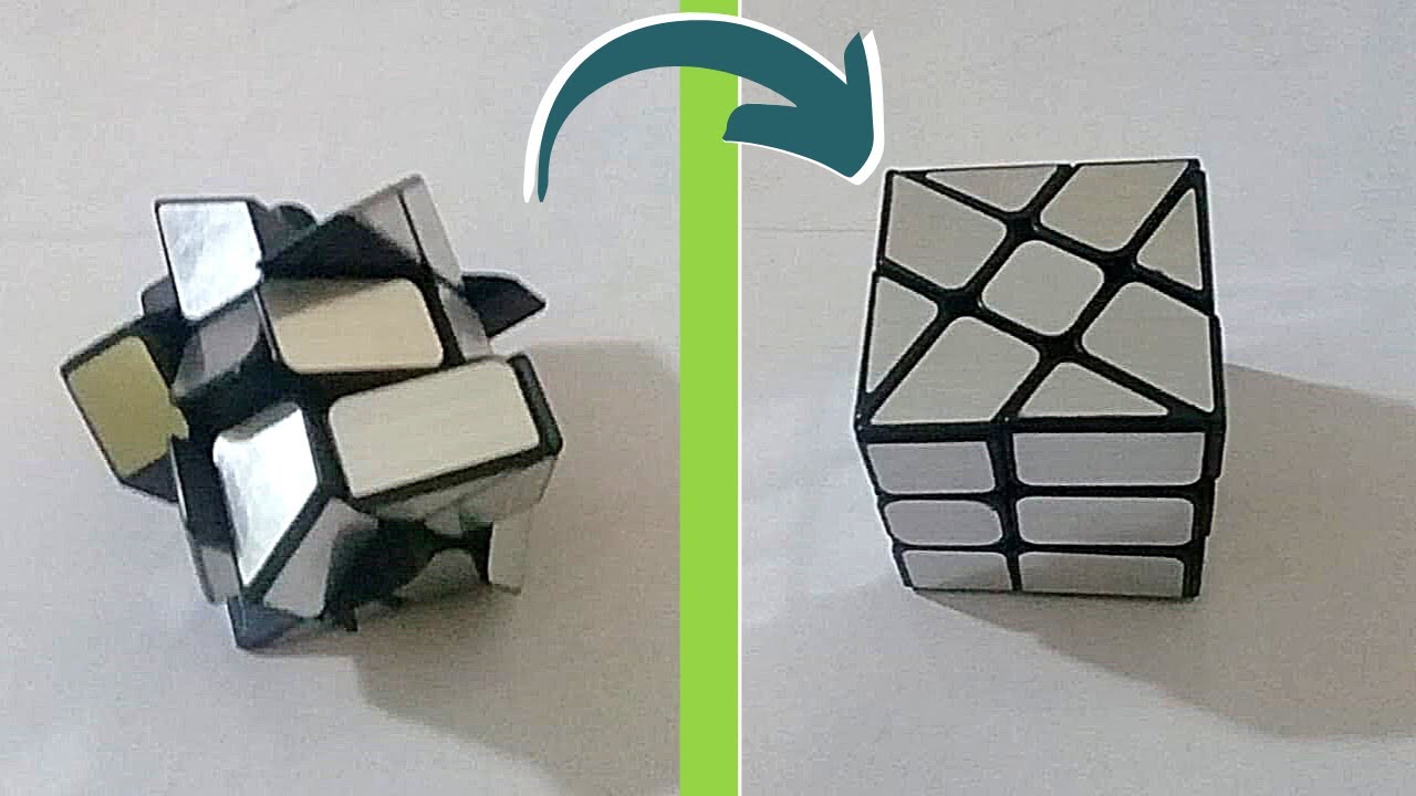 Solving The Mirror Windmill Cube Without Any Help - YouTube