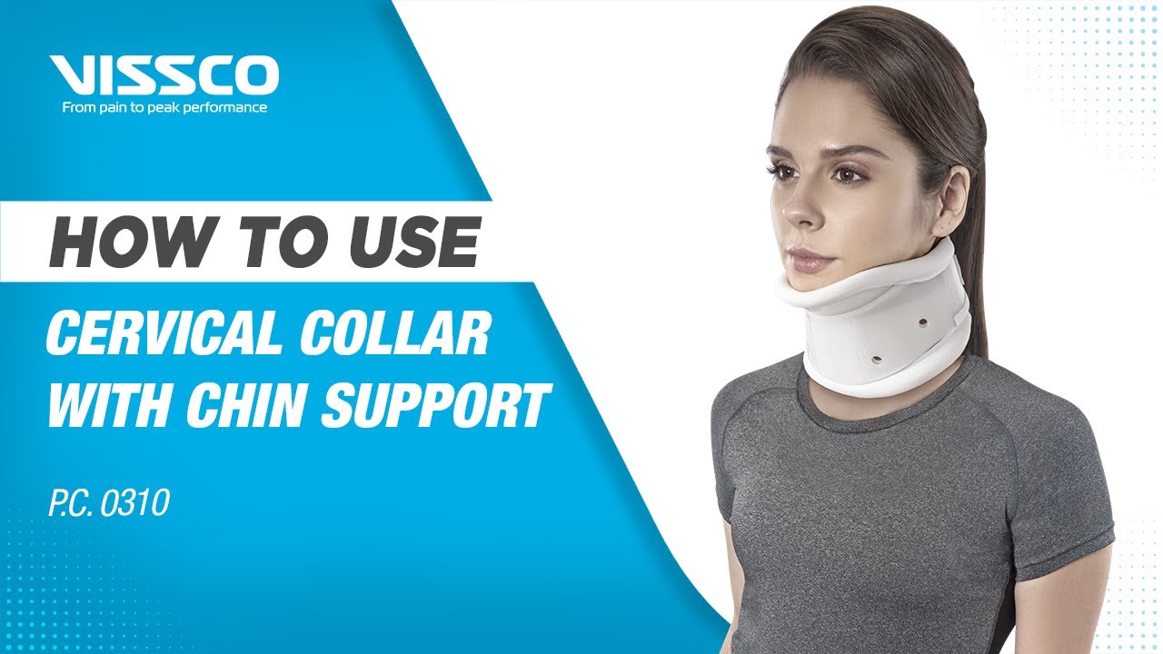 How to Wear & When to use Vissco Firm Cervical Collar With Chin Support ...