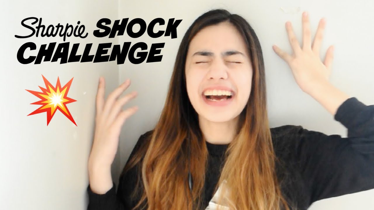 REINNE || SHARPIE SHOCK CHALLENGE | GONE WRONG?! FAILED?! - YouTube