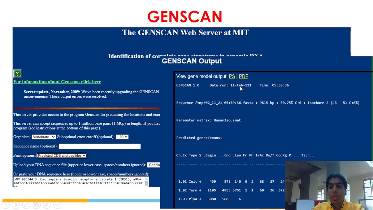 GenScan Tutorial - YouTube