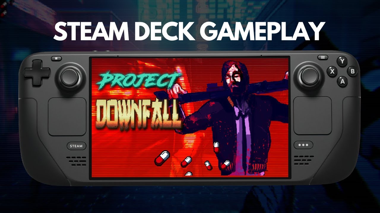 PROJECT DOWNFALL on Steam Deck | Hotline Miami FPS - YouTube
