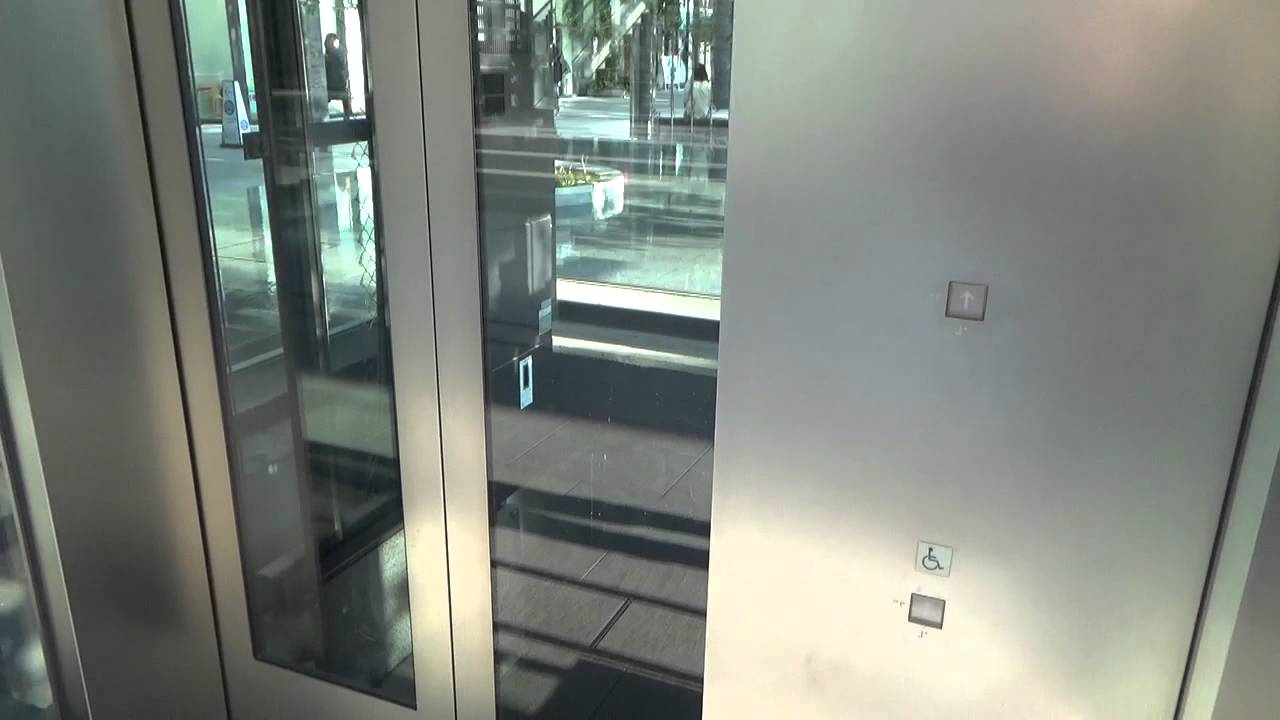 （あえてメーカーは伏せる）江東区豊洲某歩道橋エレベーター/Toyosu footbridge elevator - YouTube