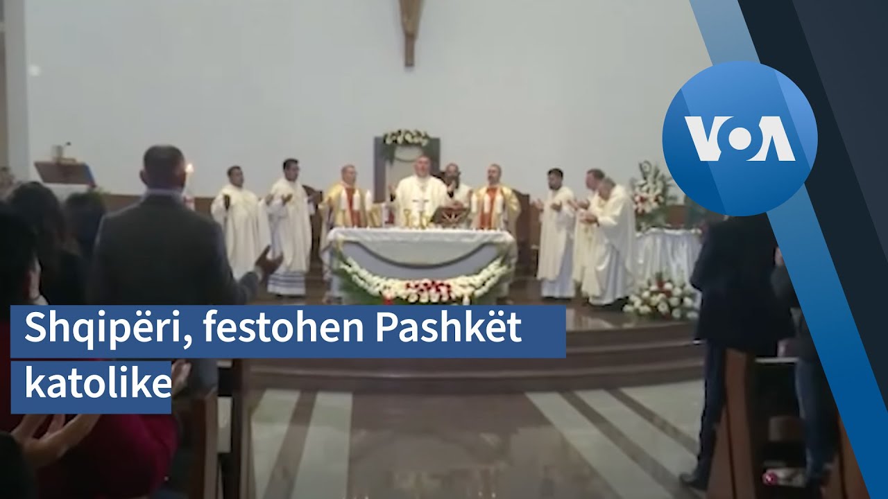Shqipëri, festohen Pashkët katolike - YouTube