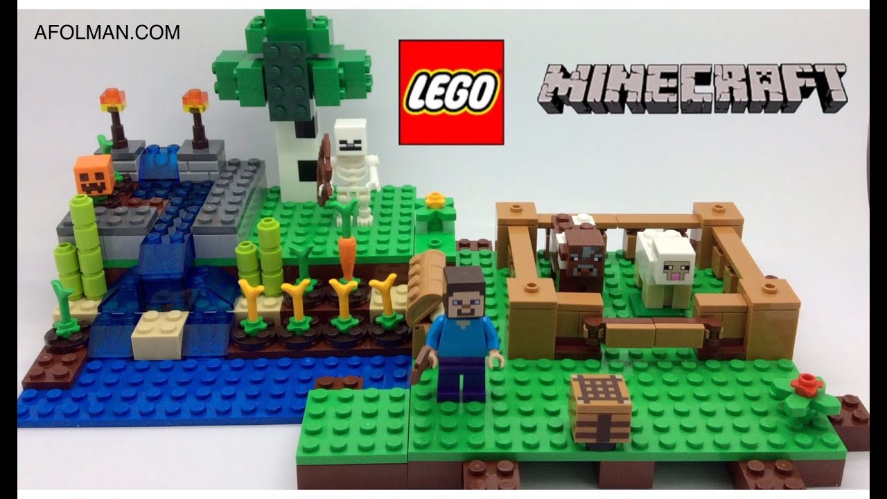 LEGO Minecraft: The Farm review! set 21114 - YouTube