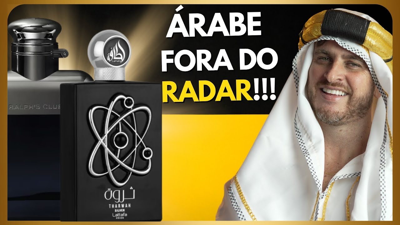 ÁRABE FORA doa RADAR!! Tharwah Silver Lattafa CLONE do RALPH´S CLUB de ...
