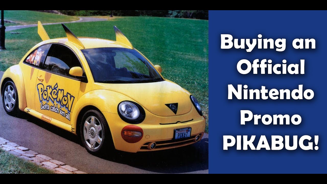 Buying an Official Nintendo Pokemon Promotional Car! - YouTube