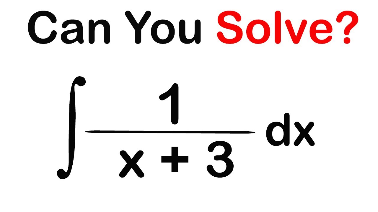 Check Your Higher Mathematics Level | Can You Solve This Integral ...