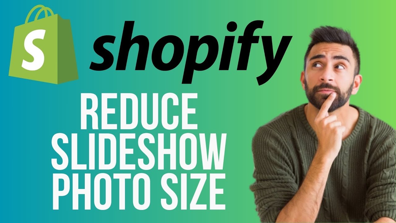 How to Reduce Slideshow Photo Size in Shopify | Tutorial 2025 - YouTube