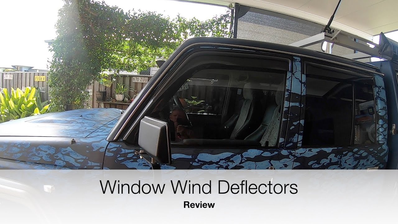 Window Wind Deflectors .. Are They Worth It? || Bonnet Bump Stops ...
