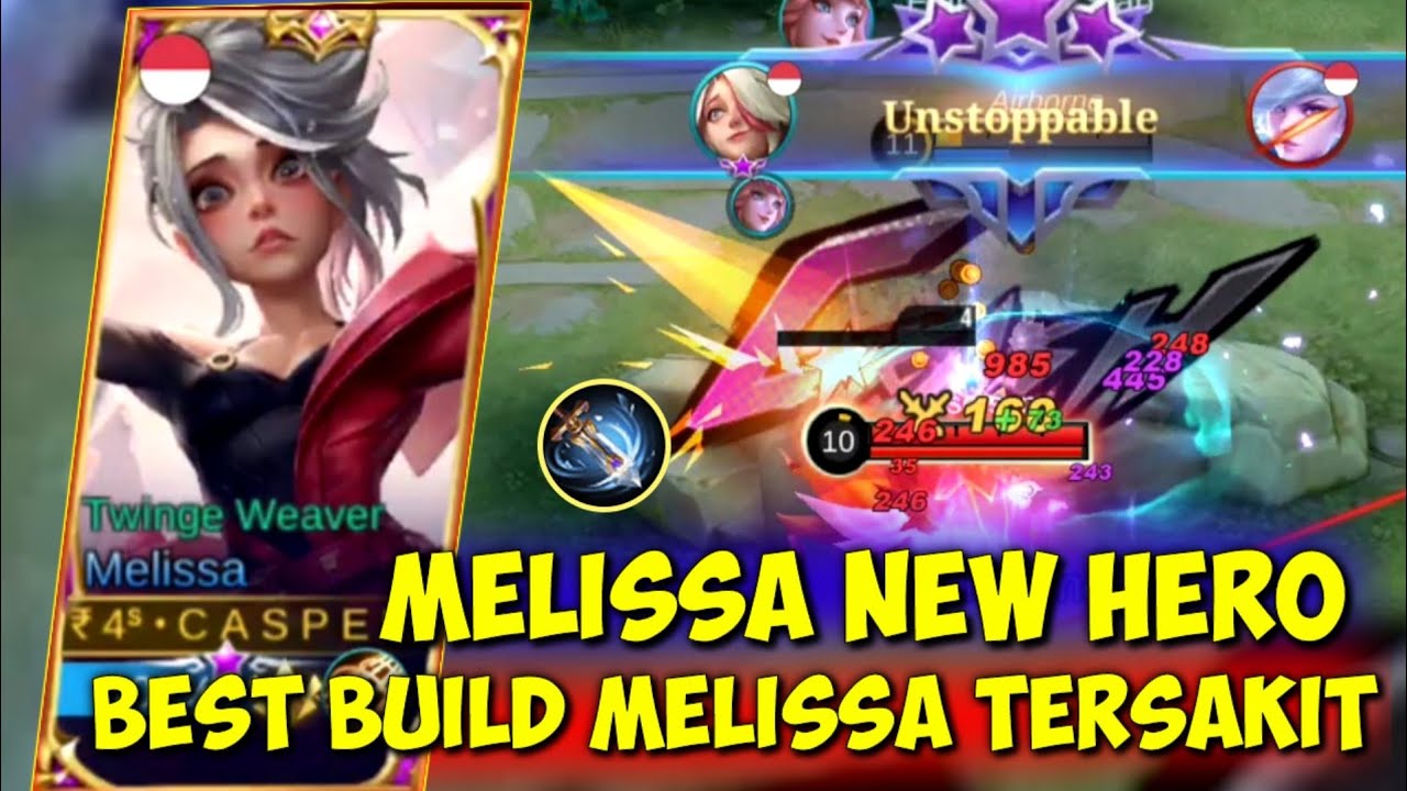 NEW HERO MELISSA! BUILD MELISSA TERSAKIT 2022 MOBILE LEGENDS - YouTube