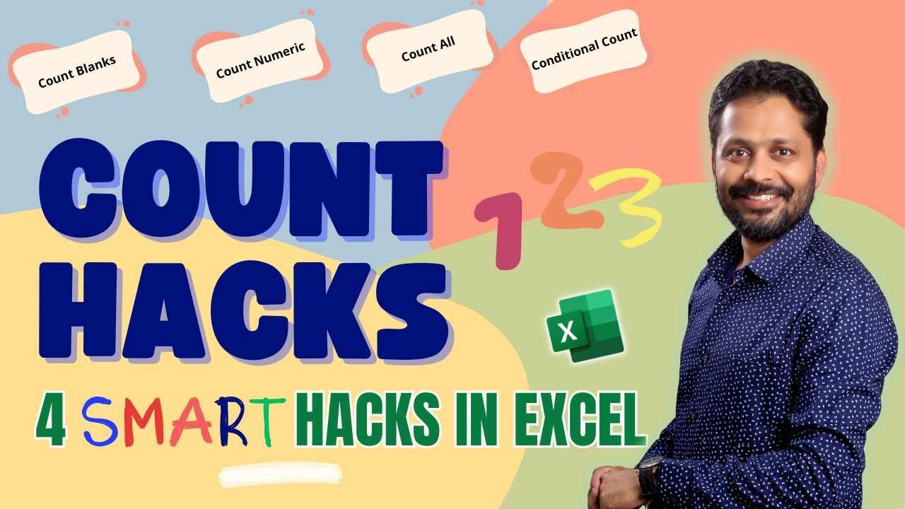 4 Smart Hacks for Easy Data Counting in EXCEL - YouTube