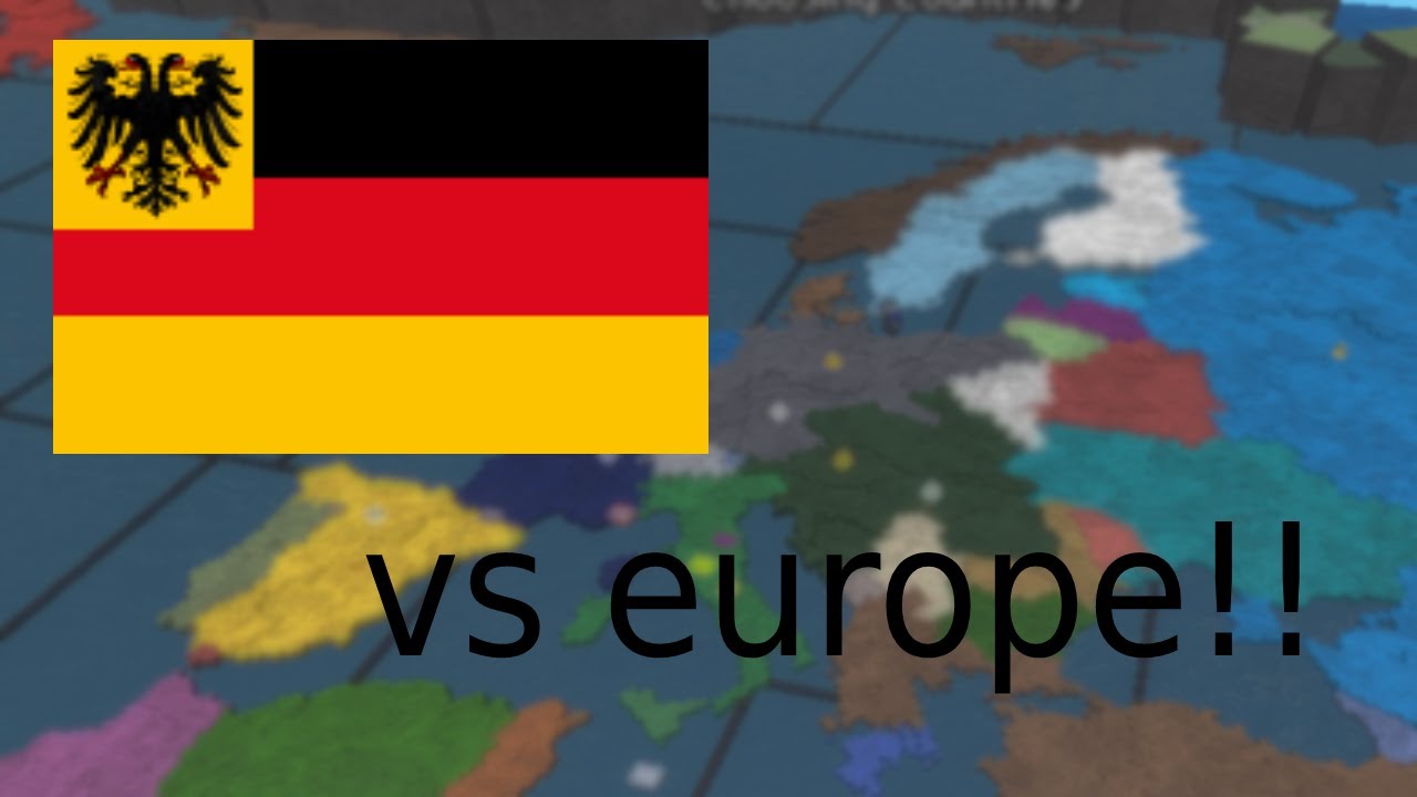 Reforming German Confederation (ROBLOX Iron Assault) - YouTube
