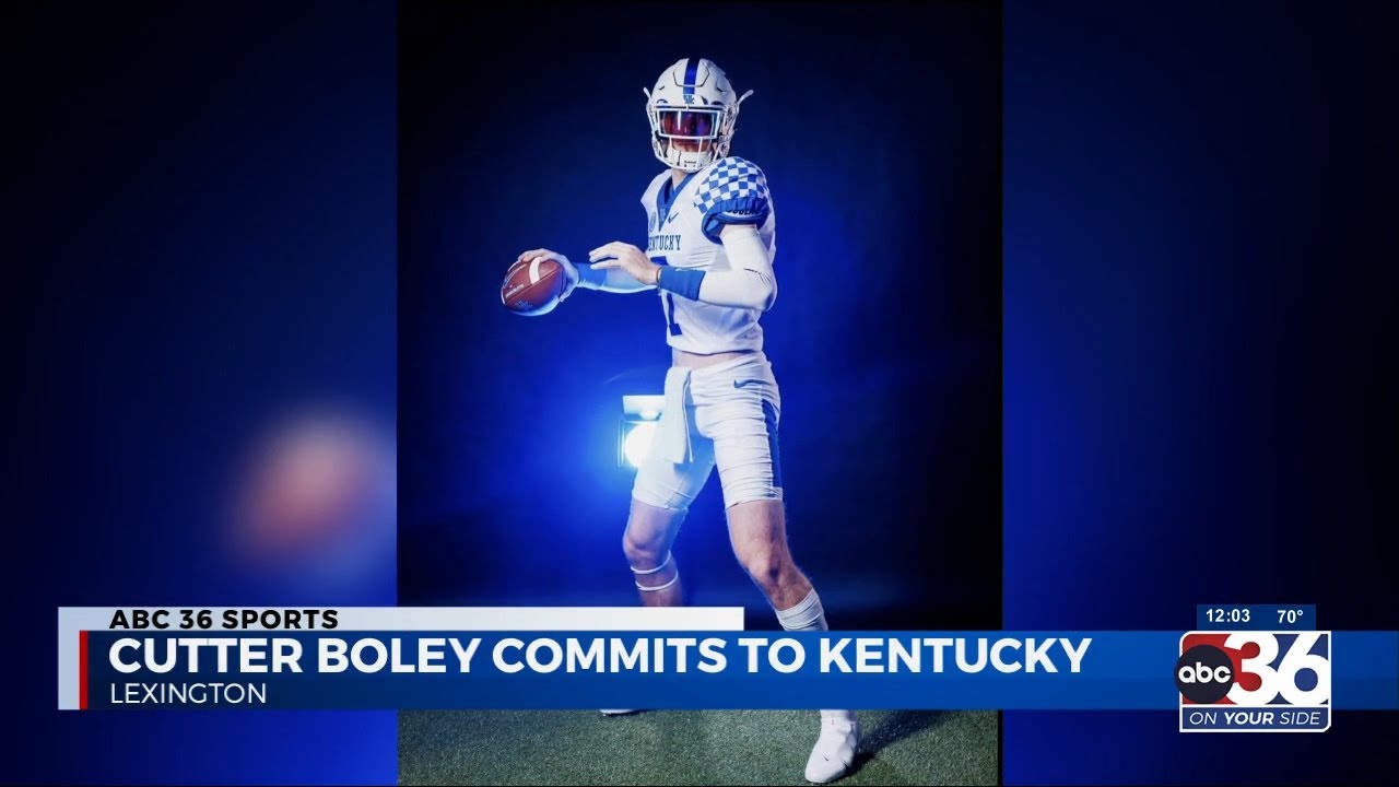 4-star quarterback Cutter Boley commits to University of Kentucky - YouTube