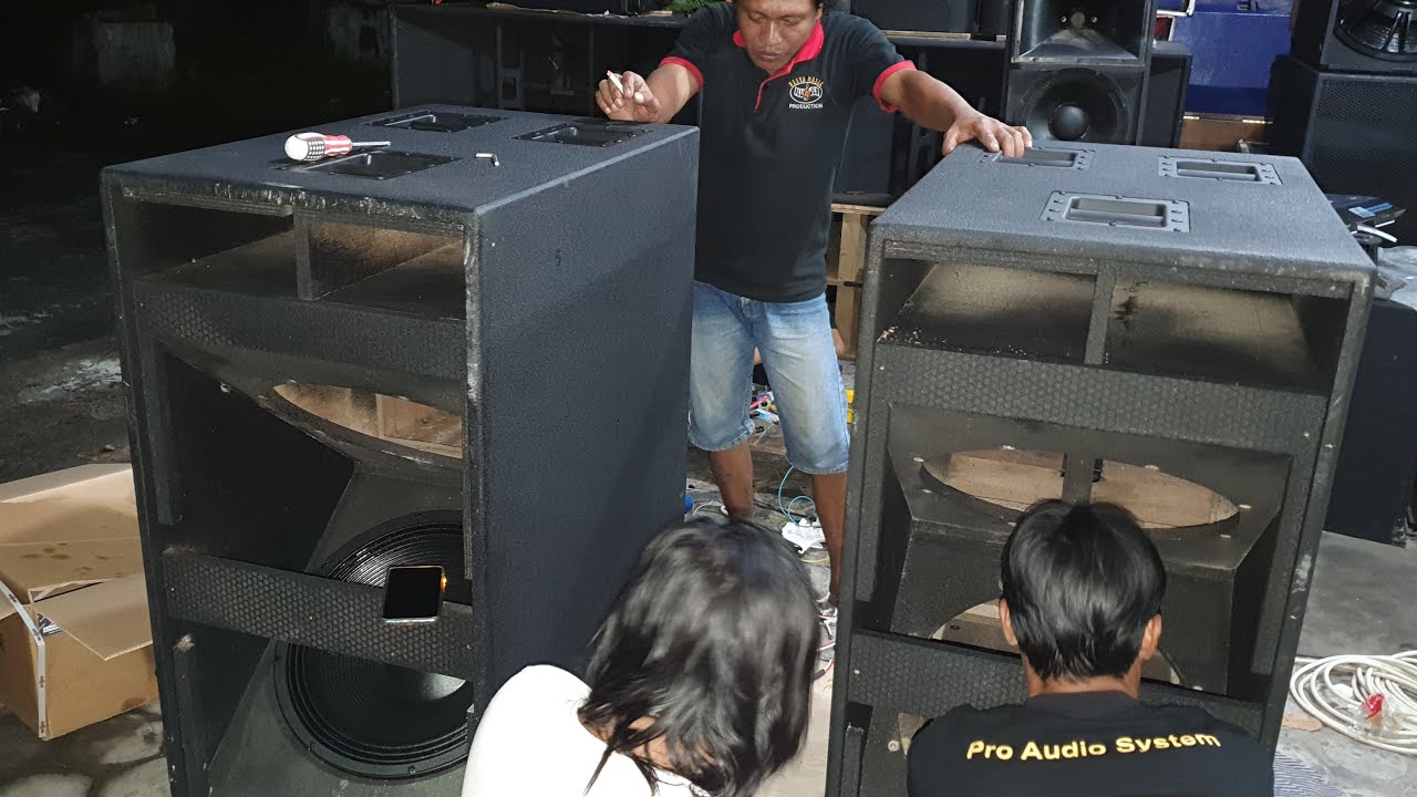 Masang Sub TT56 18inchi Dengan Speaker B&C Tbw100 - YouTube