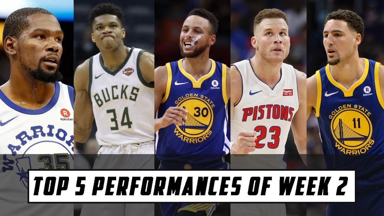 NBA TOP 5 PERFORMANCES FROM WEEK 2 - YouTube