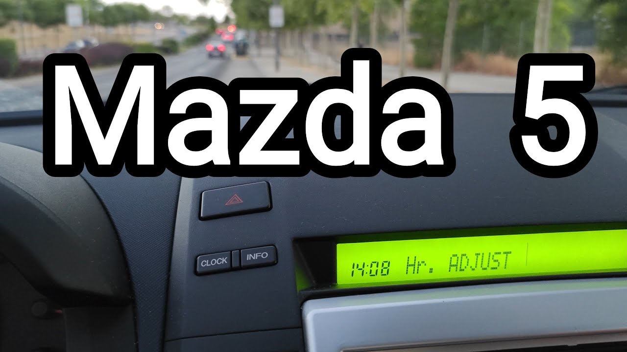 How To Set Time In Mazda 3