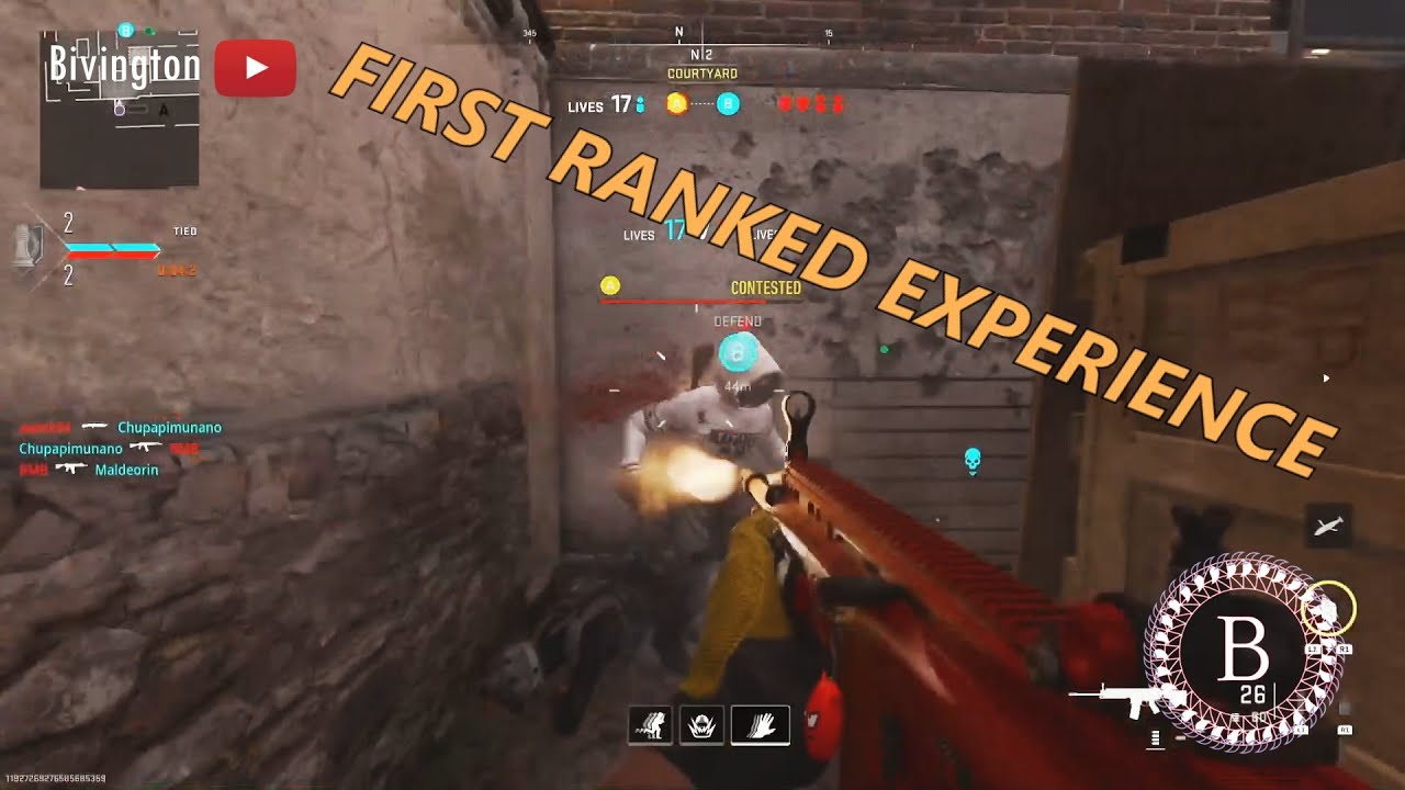 FIRST RANKED COD EXPERIENCE - YouTube