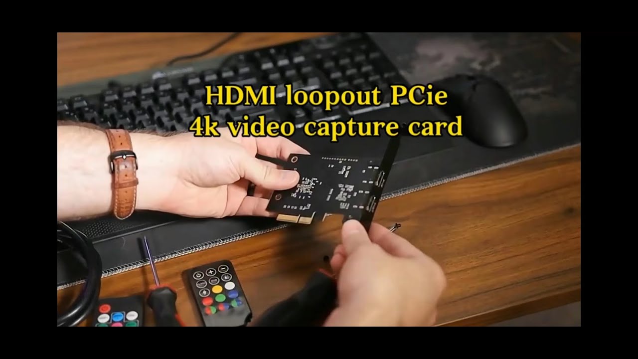 4K Pcie video capture card PC internal game recording & streaming video ...