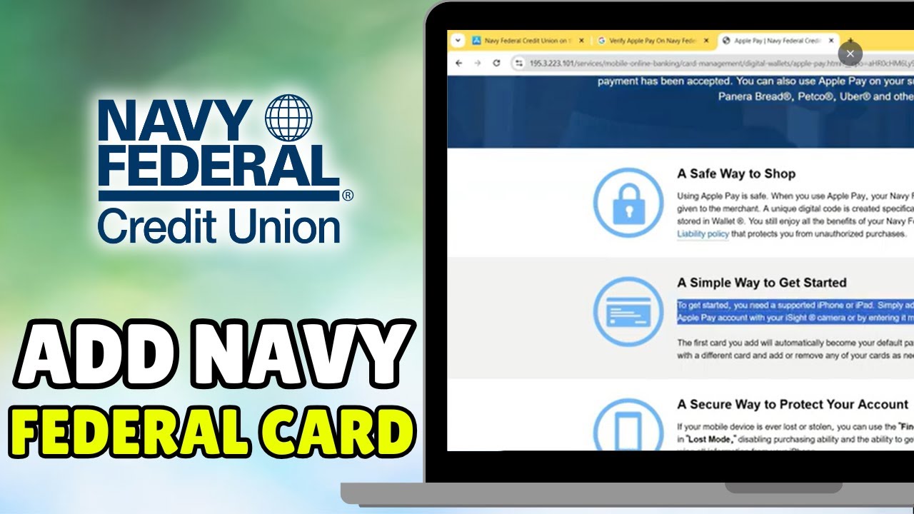 How To Verify/Add Navy Federal Card For Apple Pay Through App (2026 ...