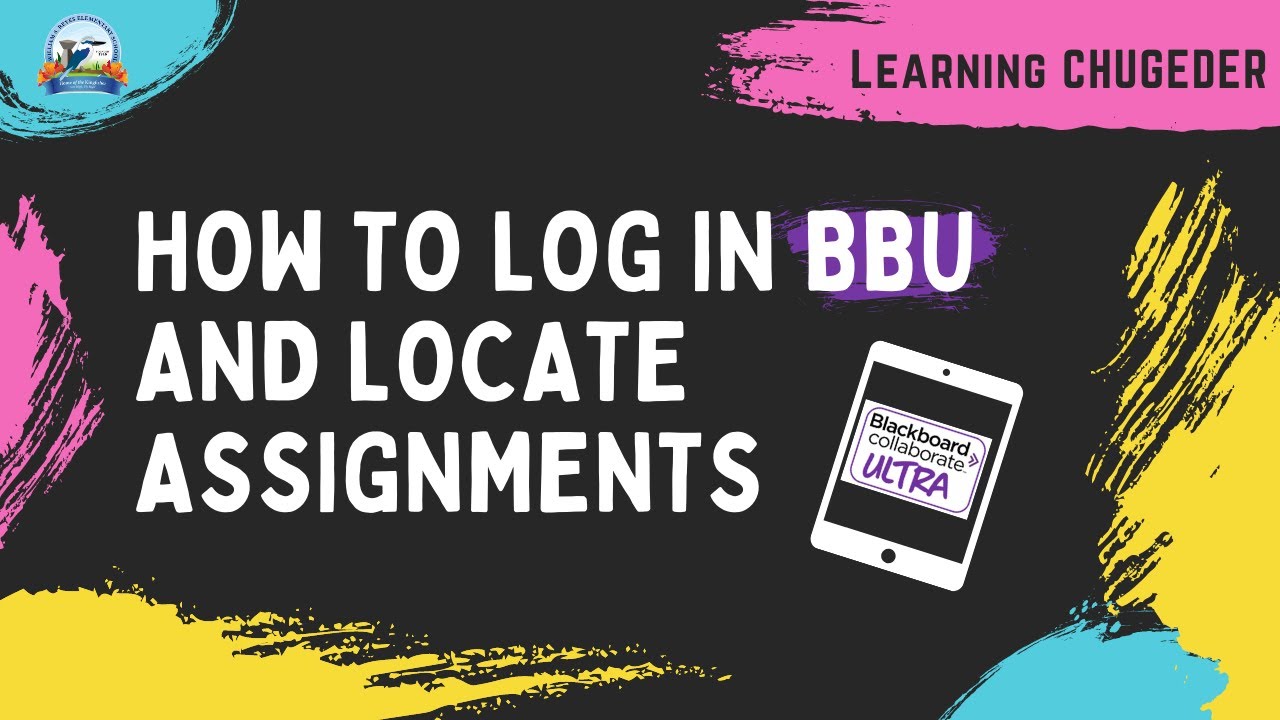 How to log in to BBU and locate assignments - YouTube