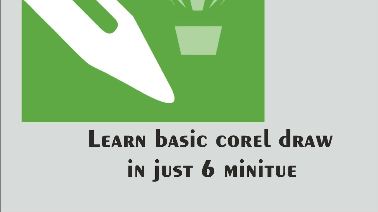 Learn basic Corel draw in just 6 minutes #graphicdesign #coreldraw # ...
