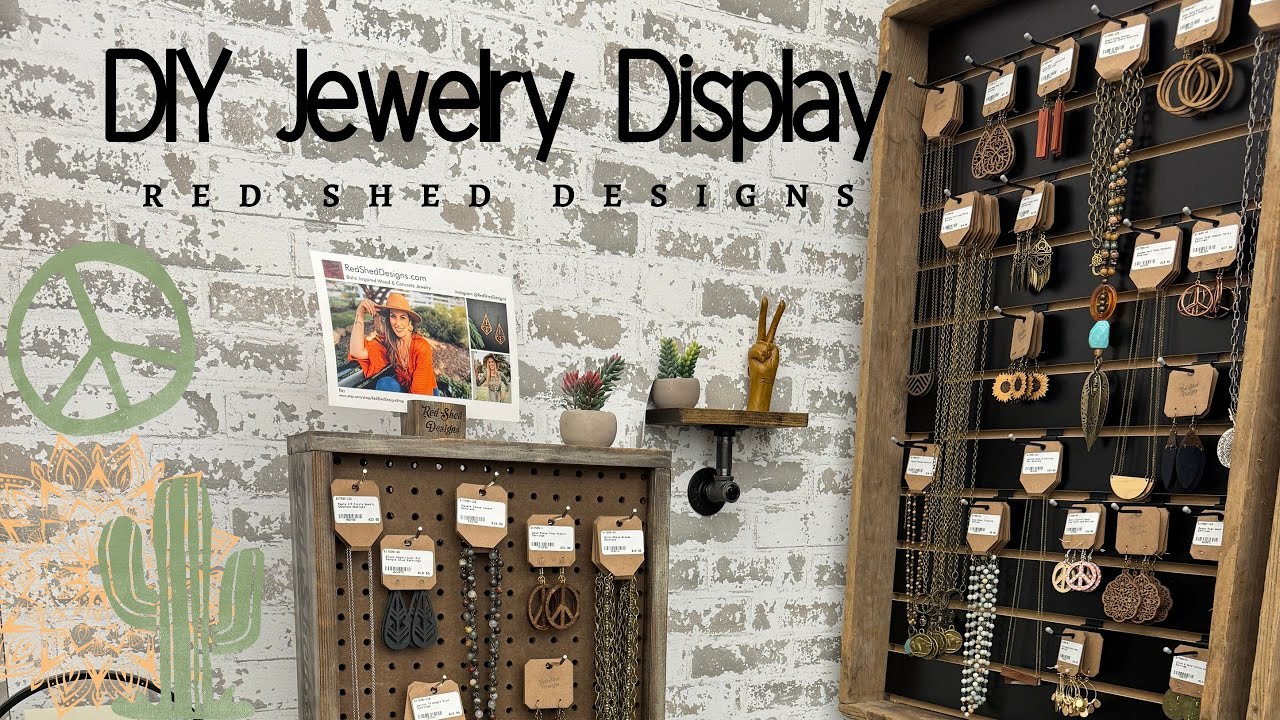 Upcycling tulip bulb trays into gorgeous jewelry display pieces for our ...