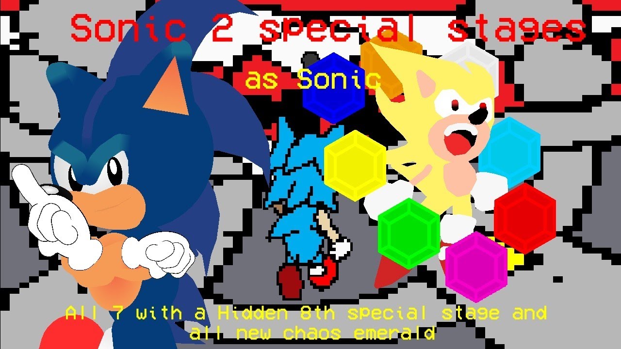 Sonic 2 special stages (read description for release info) - YouTube