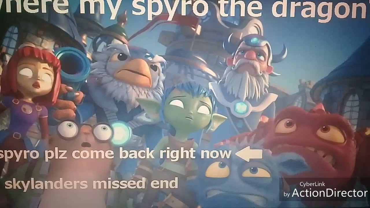 Skylanders academy:spyro the Dragon bootleg game over continue - YouTube