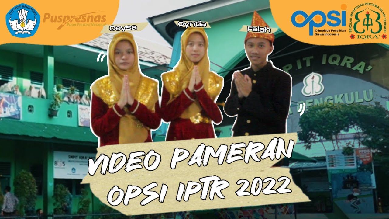 VIDEO PAMERAN SMP IT IQRA' KOTA BENGKULU OPSI BIDANG IPTR - YouTube