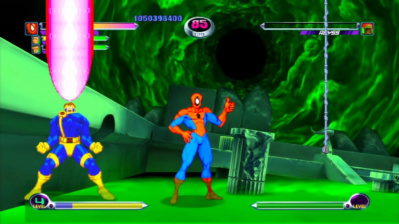 Marvel VS Capcom 2 - Spider-Man/Ryu/Cyclops - Expert Difficulty ...