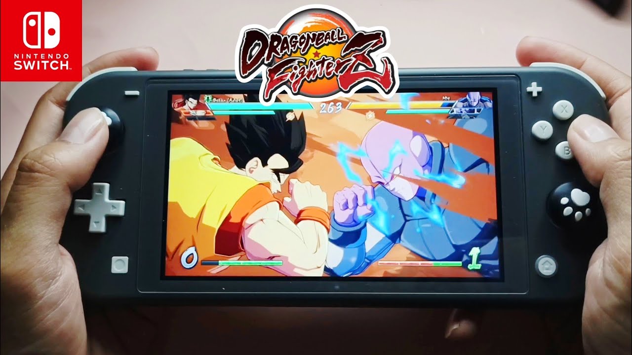 Dragon Ball Fighter Z Gameplay Nintendo Switch Lite - YouTube