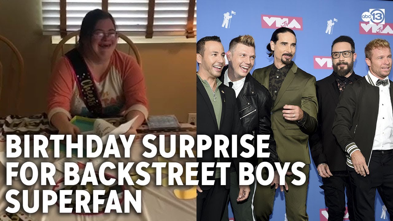 Backstreet Boys superfan breaks out in tears over birthday surprise ...