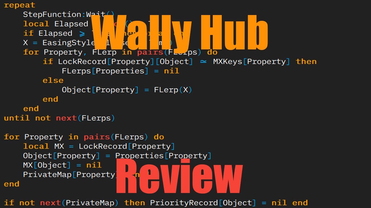 Script Review | Wally Hub - YouTube