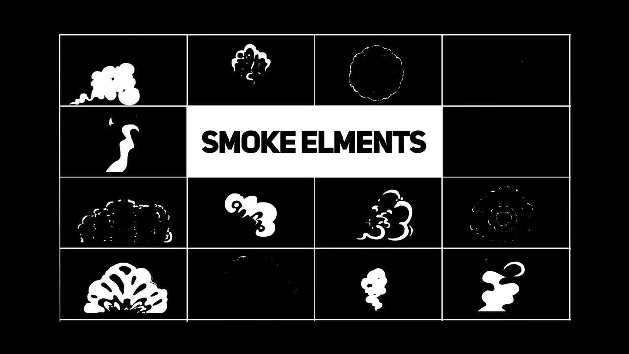 Smoke FX Elements Motion Graphics - YouTube