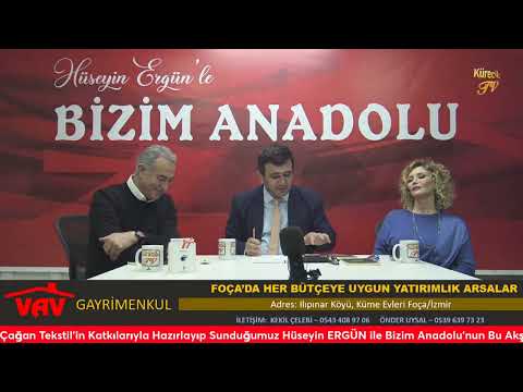 Hüseyin ERGÜN İle Bizim Anadolu'nun Bu Akşamki  Konukları Gamze CANTÜRK Ve Doğan BEYAZGÜL
