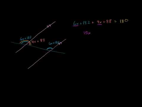 Parelel Doğruları Kesen Doğru Üzerinde Oluşan Açıların Ölçüsünü Bulma 2 (Temel Geometri / Açılar)