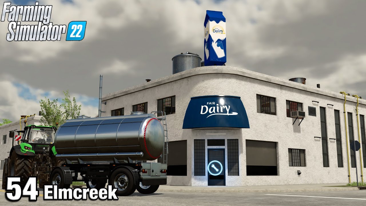 WE START MAKING DAIRY PRODUCTS - Farming Simulator 22 FS22 Elmcreek Ep ...