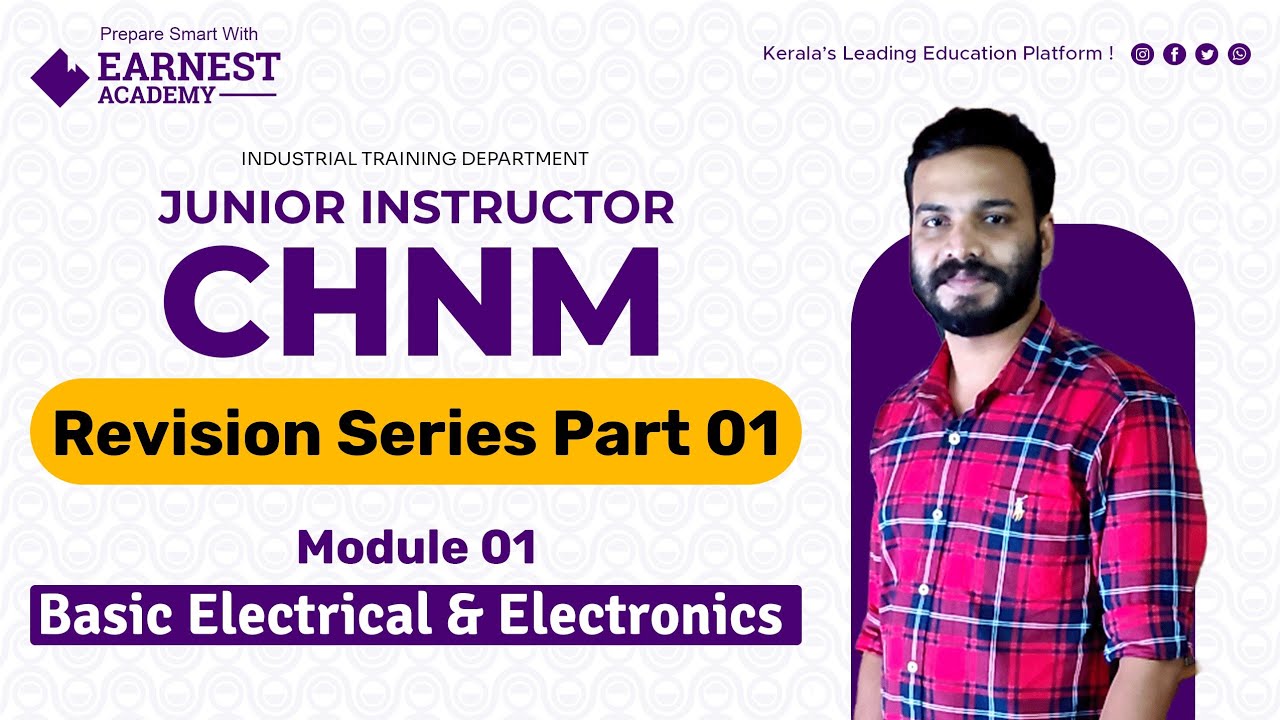 JUNIOR INSTRUCTOR CHNM | REVISION SERIES PART 01| MODULE 01 | BASIC ...